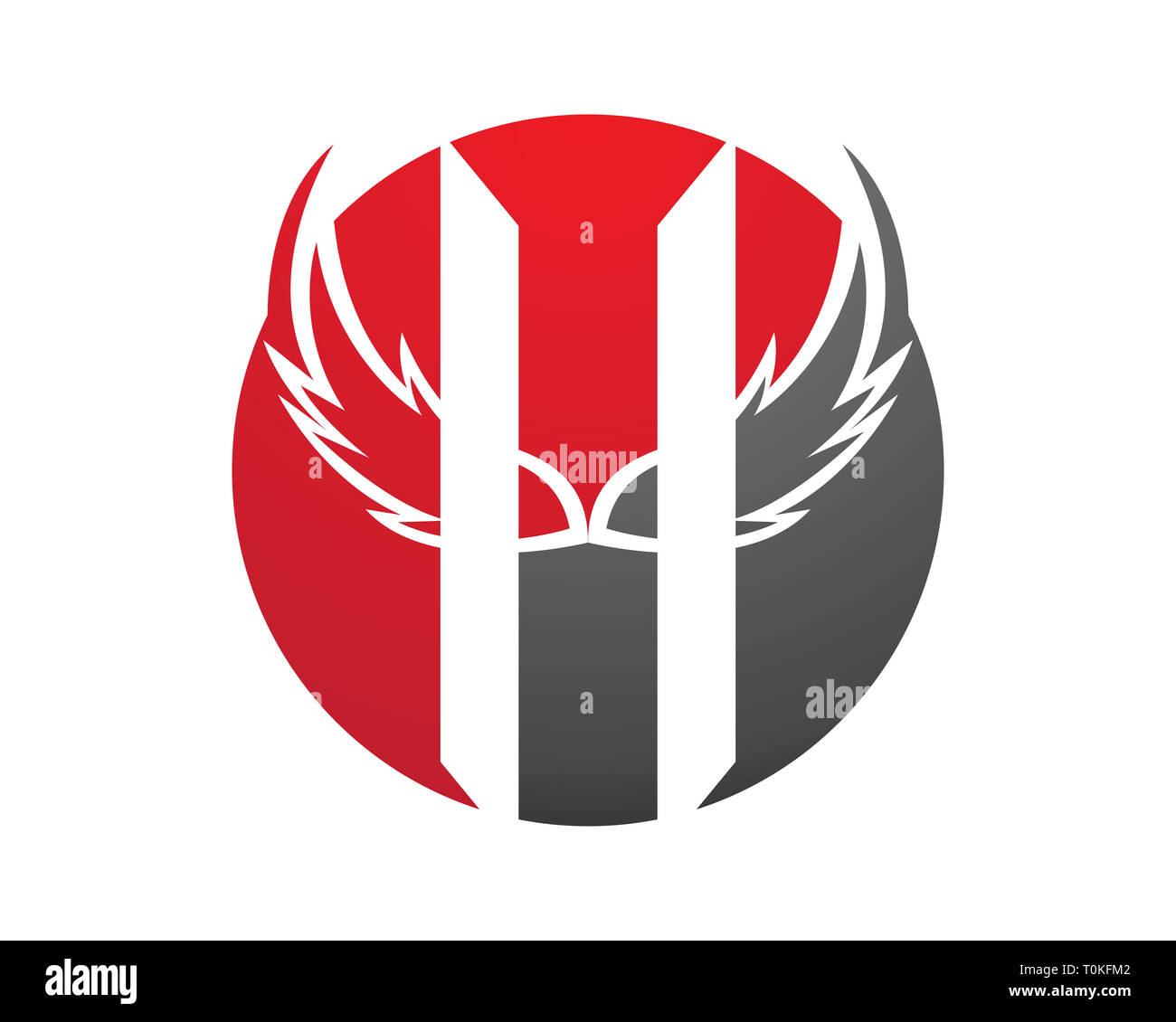 Wing Logo Template vector icon illustration design Stock Photo - Alamy