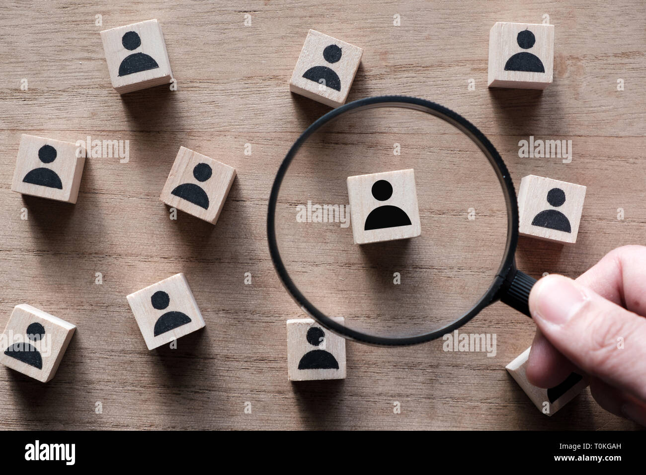 Search for talent or looking for employee Stock Photo - Alamy