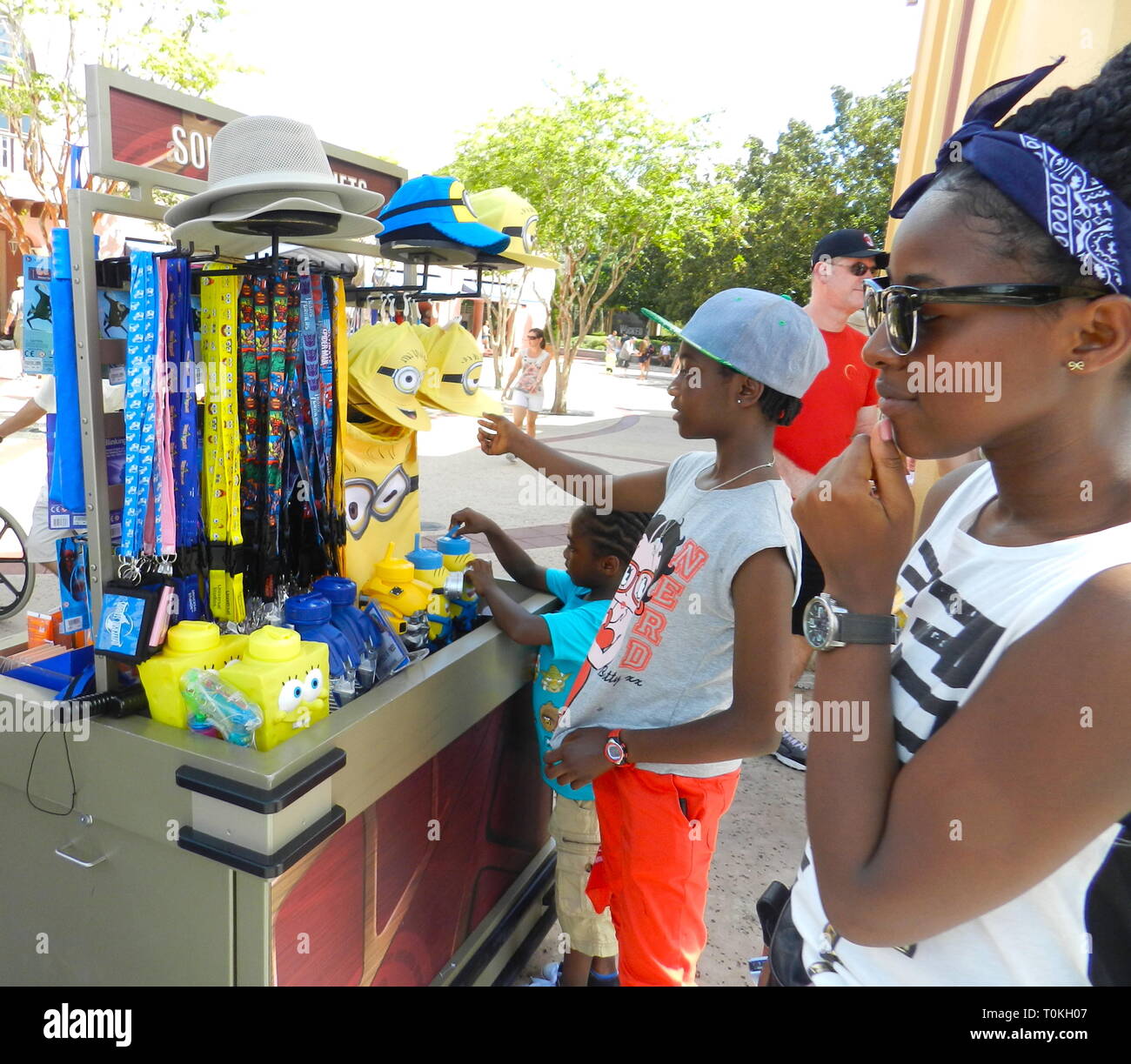 Kids having fun at Universal Studios, Orlando, Florida, USA Stock Photo ...