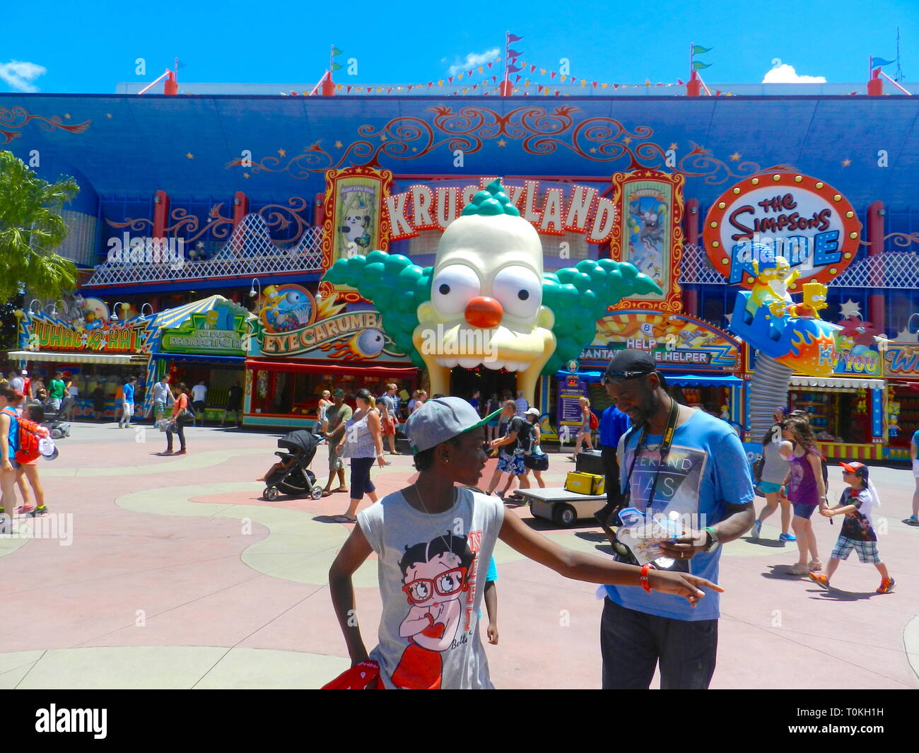 Krustyland at Universal Studios, Orlando, Florida, USA Stock Photo - Alamy