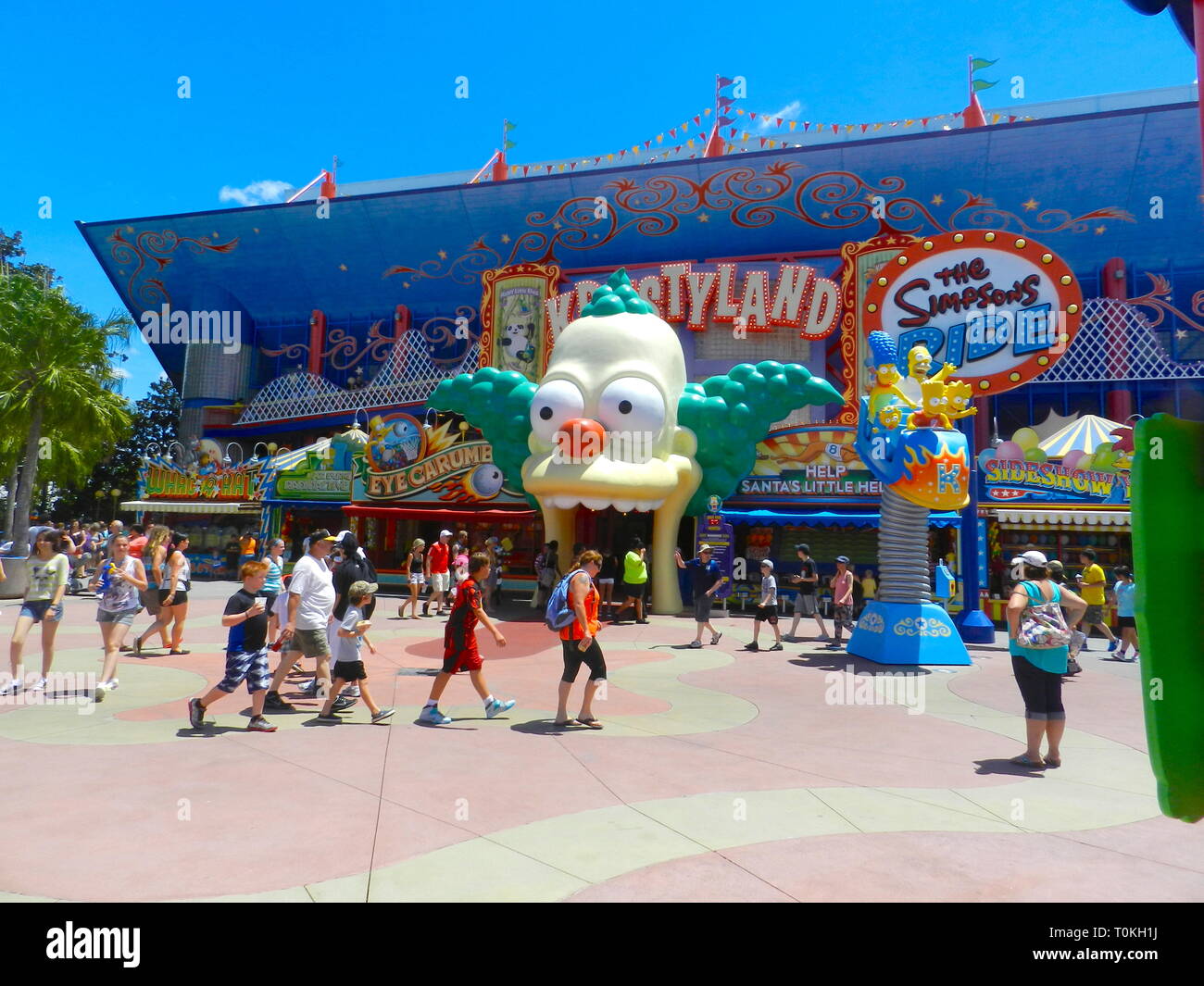 Krustyland at Universal Studios, Orlando, Florida, USA Stock Photo - Alamy
