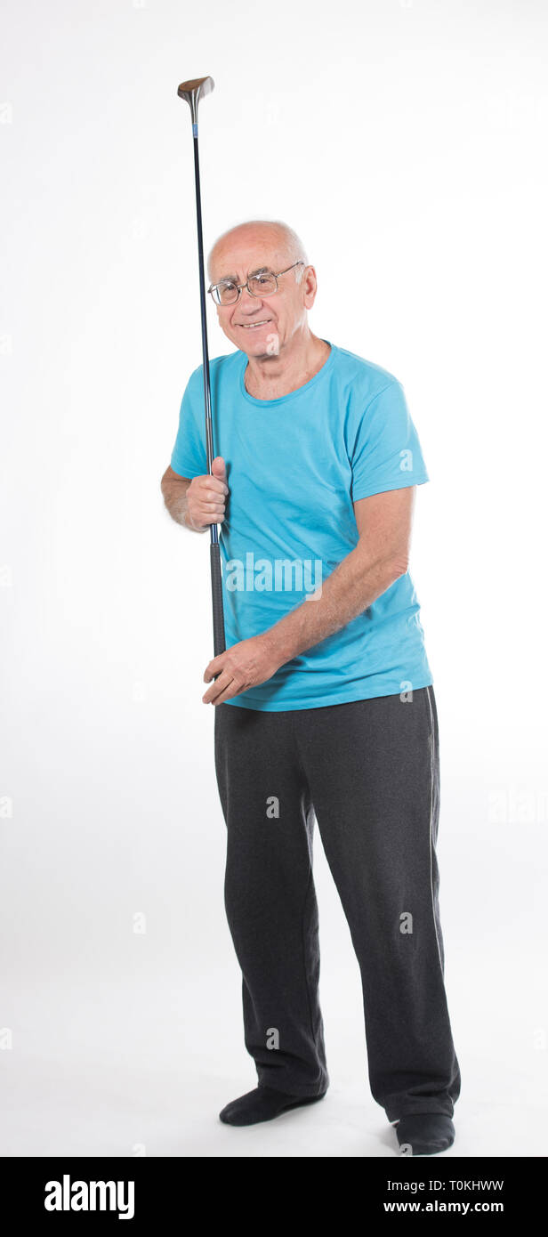 Old man golf hi-res stock photography and images - Alamy