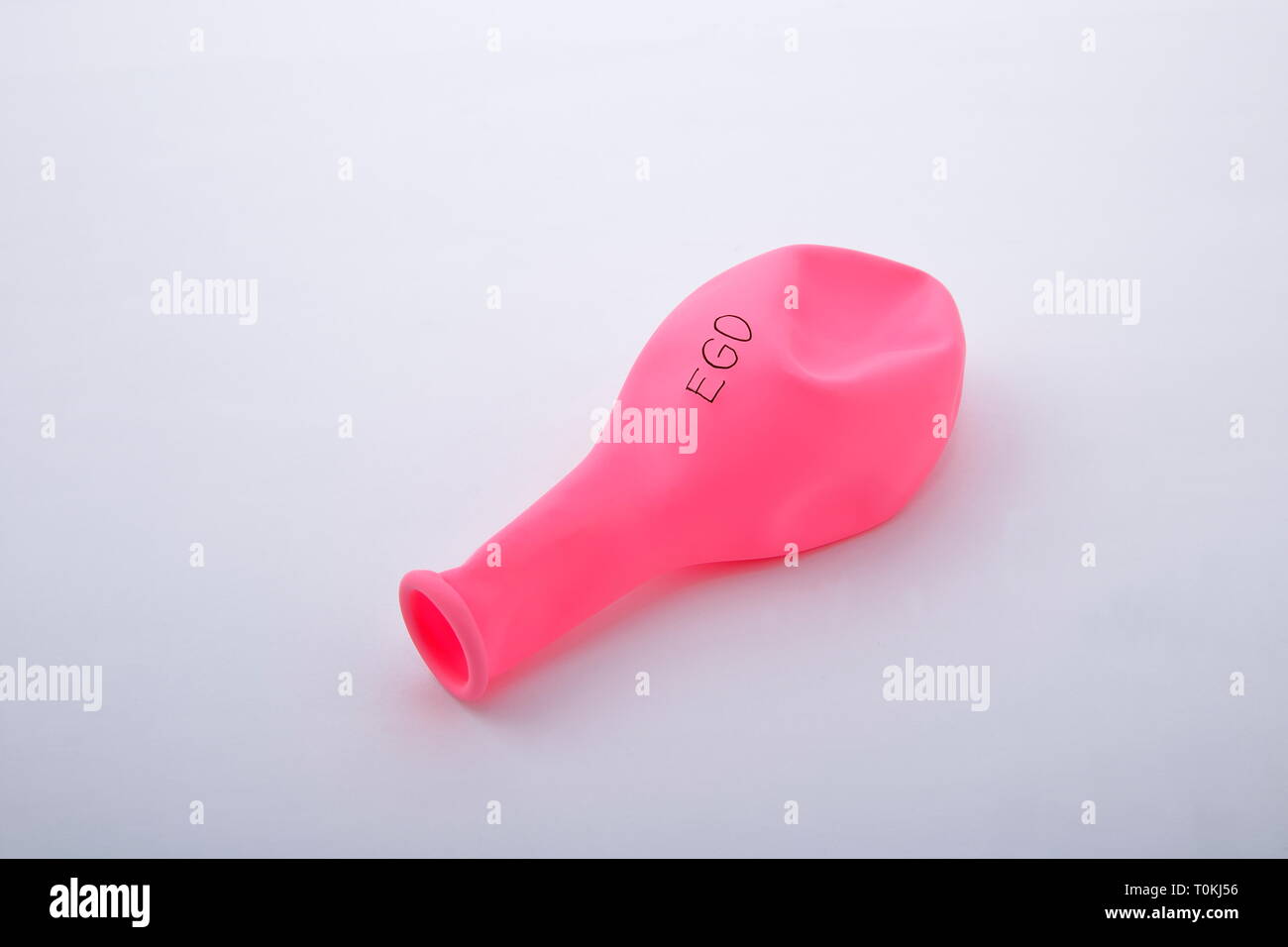 Deflated, ego bubble. Balloon appearance symbolizing the regression of ...