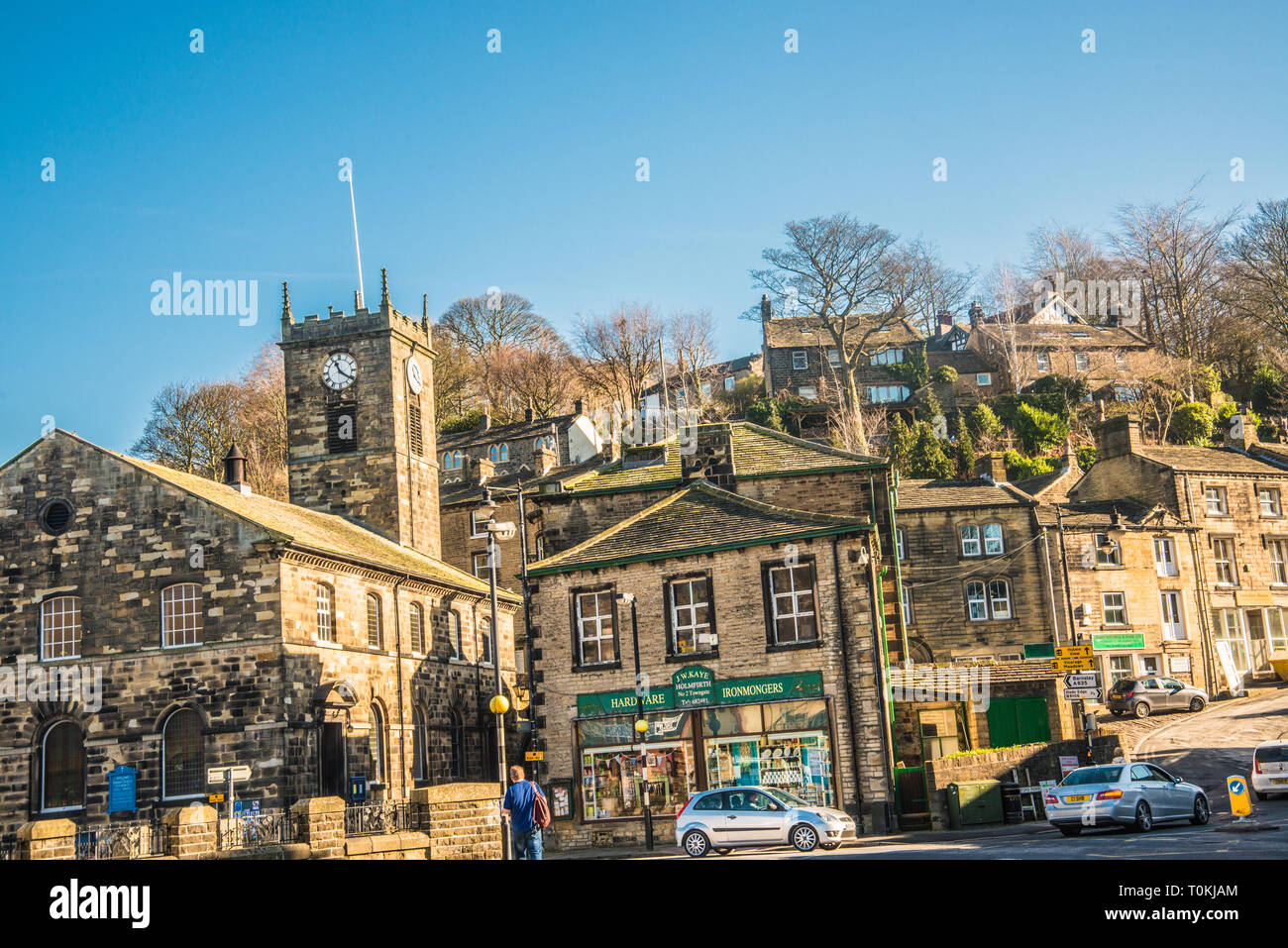 old Holmfirth Ray Boswell Stock Photo - Alamy