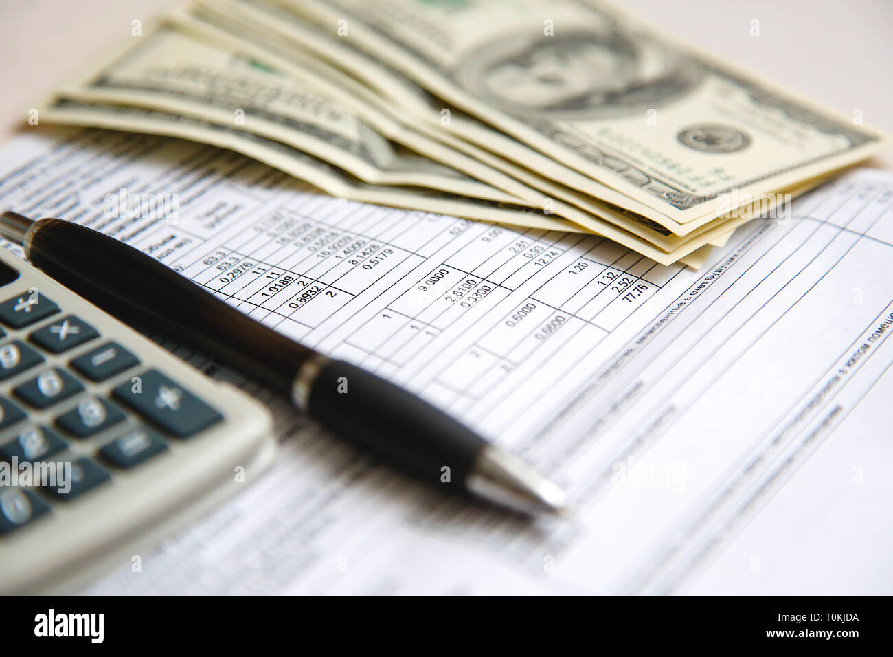Calculation sheet hi-res stock photography and images - Alamy