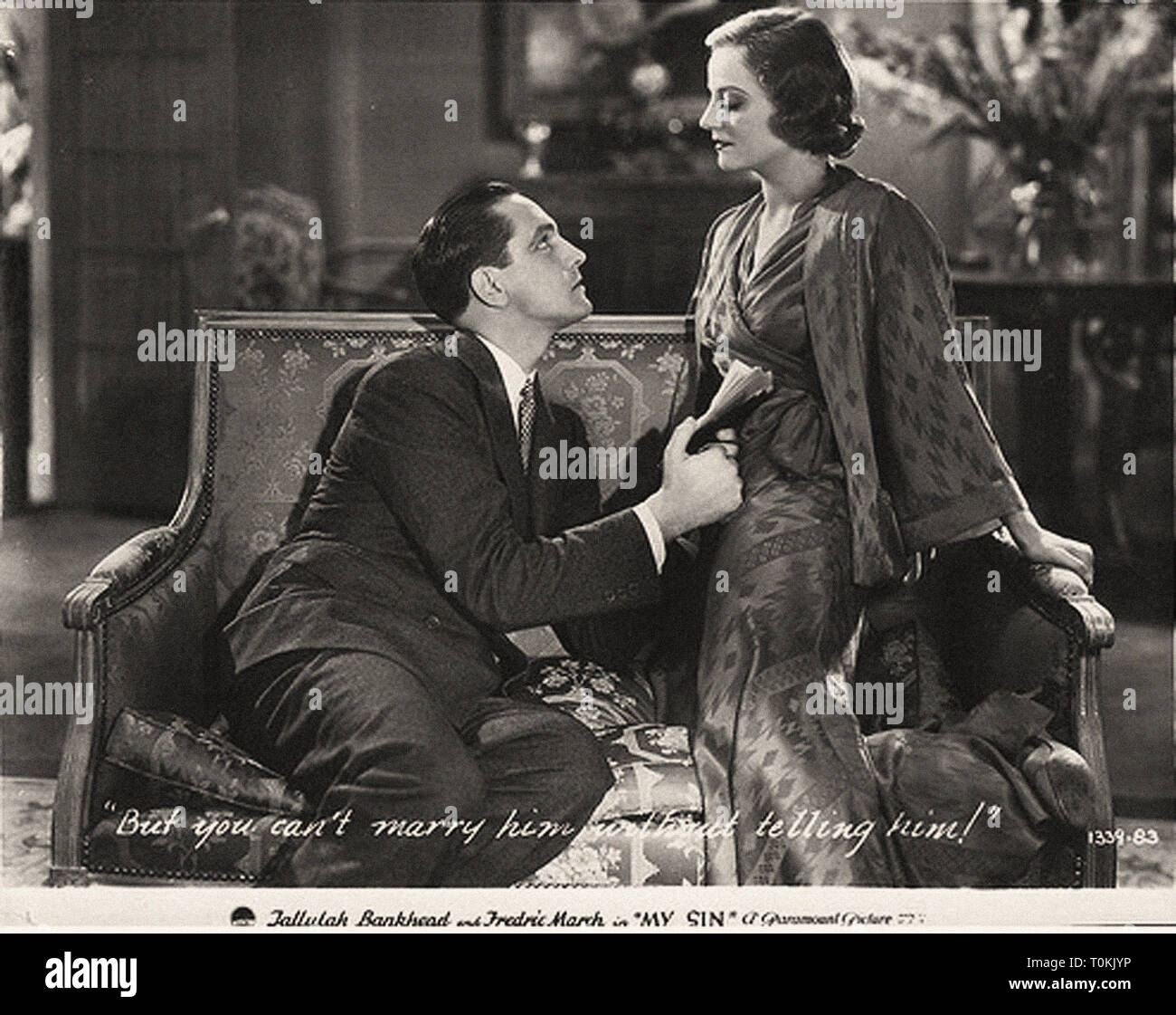 Promotional picture of Tallulah Bankhead and Frederich March Stock ...