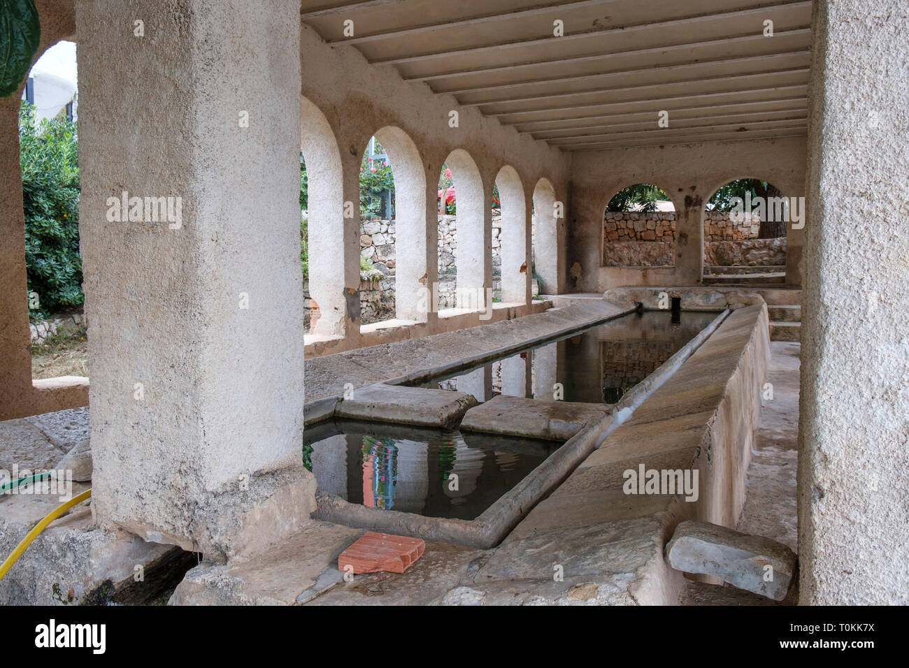 old wash house in Benimaurell, Alicante province, Spain Stock Photo - Alamy