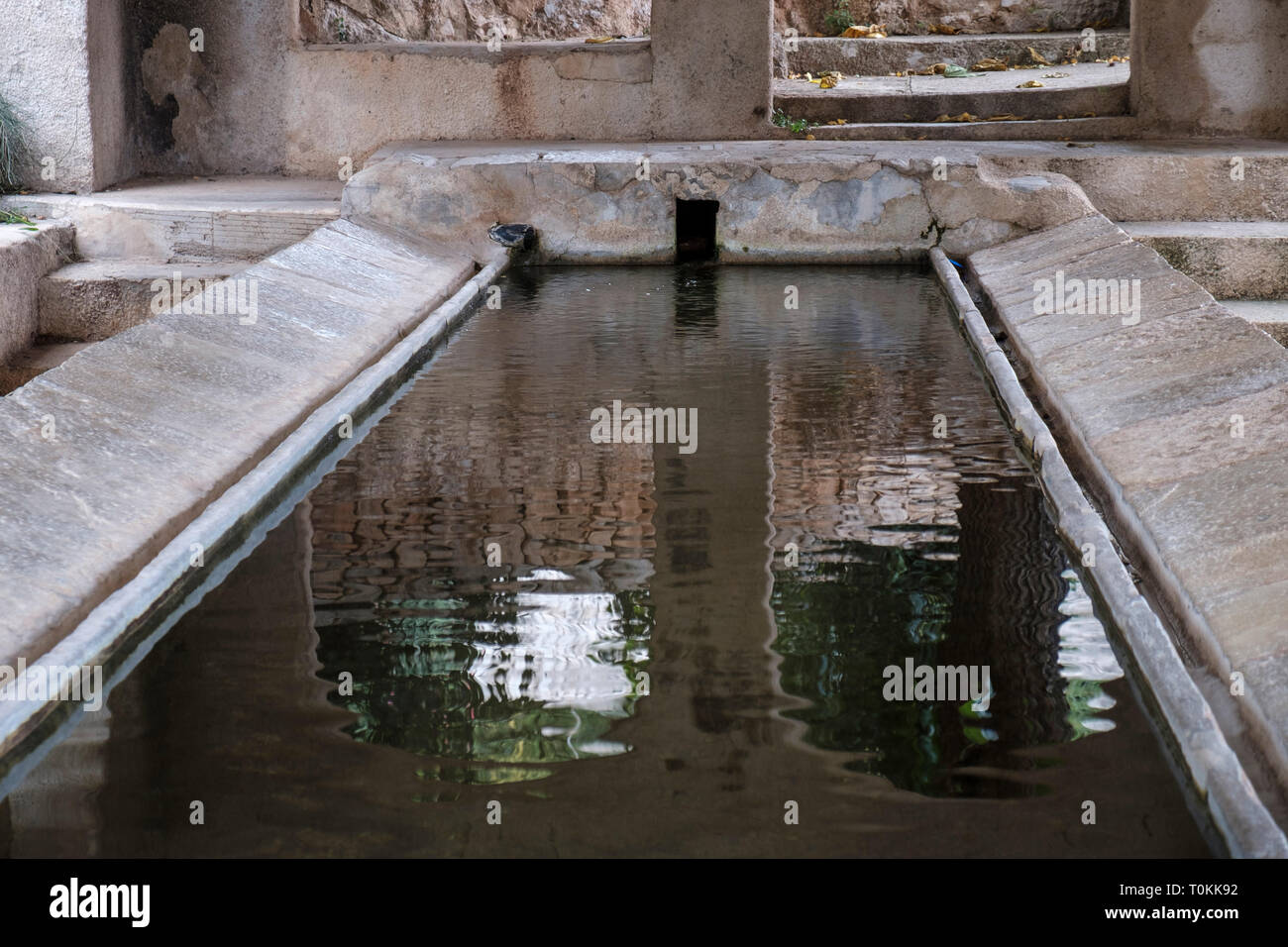 old wash house in Benimaurell, Alicante province, Spain Stock Photo - Alamy