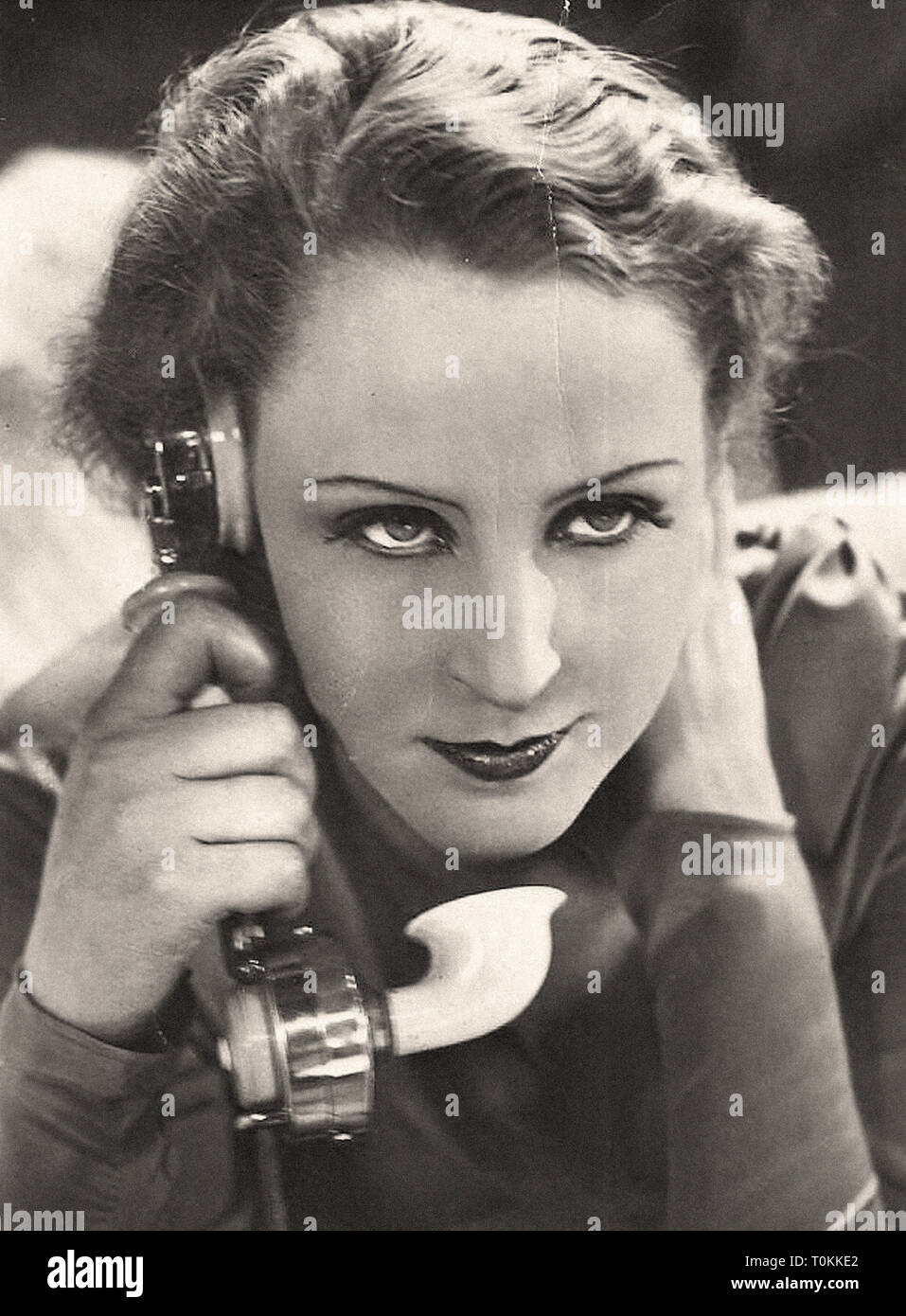 Portrait of Actress Brigitte Helm - Silent movie era Stock Photo - Alamy