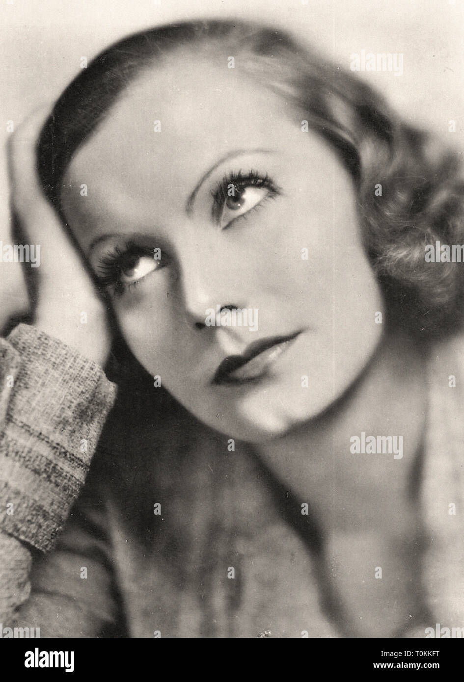 Portrait of Actress Greta Garbo - Silent movie era Stock Photo - Alamy