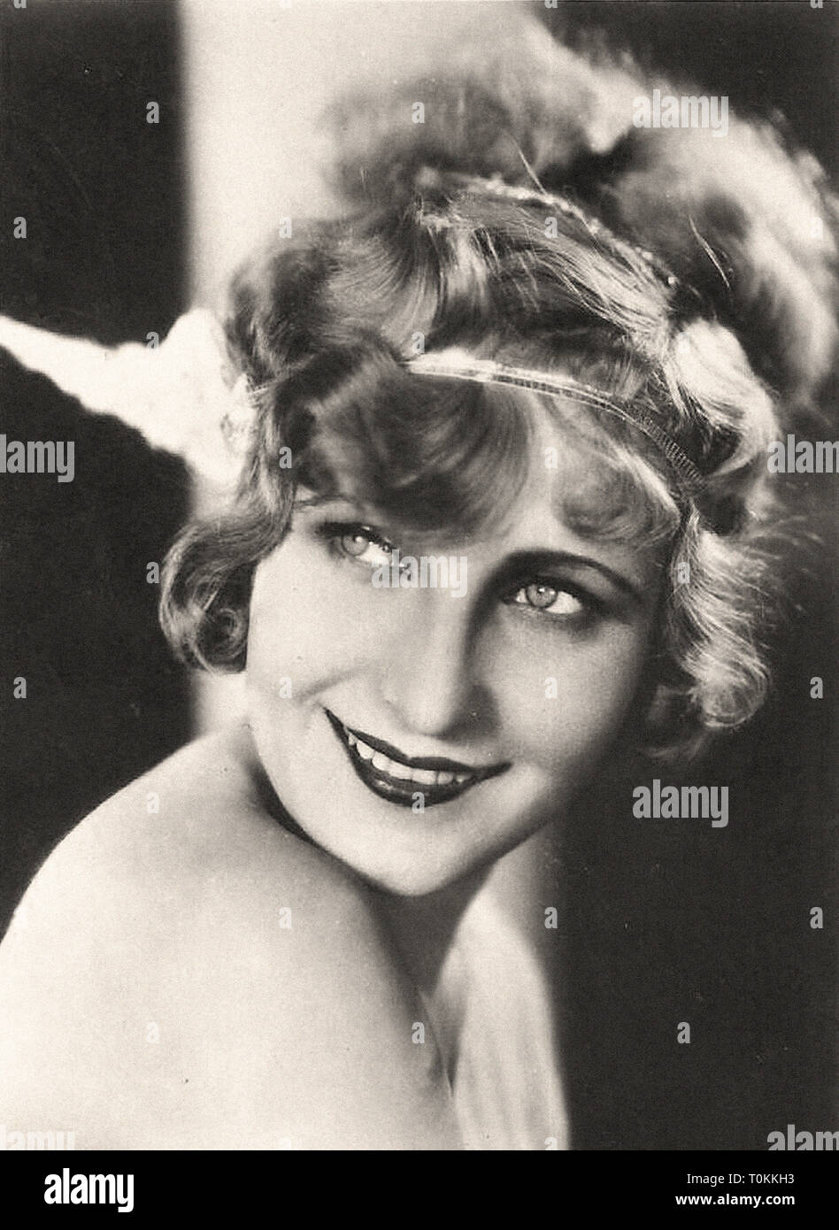 Portrait of Actress Maria Corda (1898-1975) - Silent movie era Stock ...