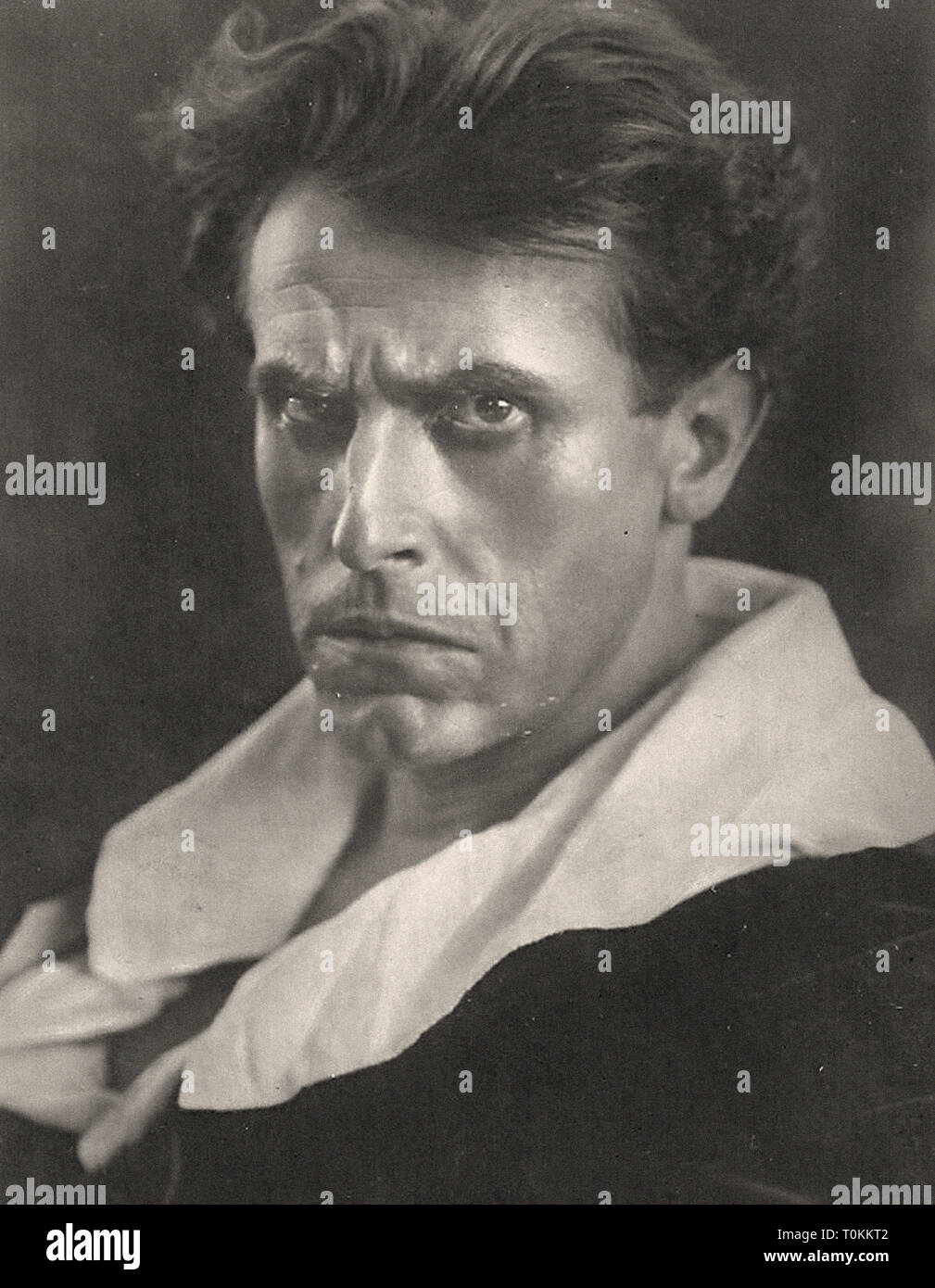 Portrait of Carl De Vogt in Ahasver - Silent movie era Stock Photo - Alamy