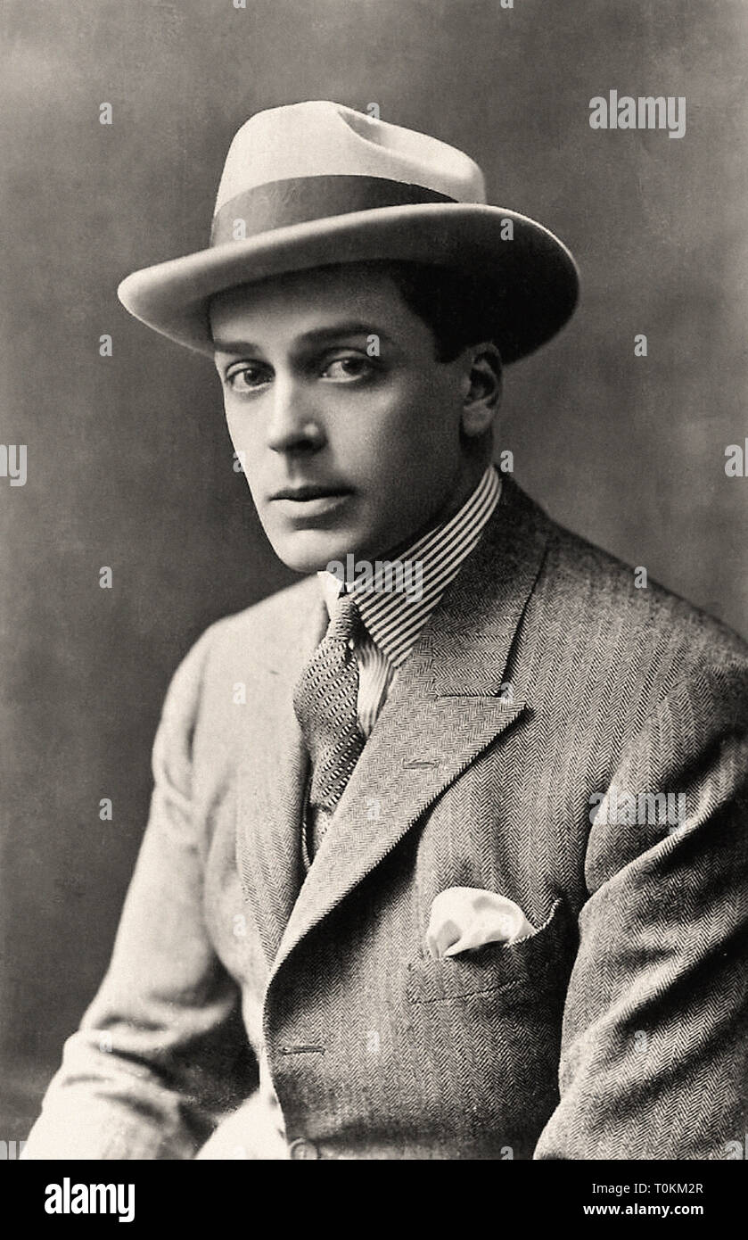 Portrait of Jack Buchanan - Silent movie era Stock Photo - Alamy