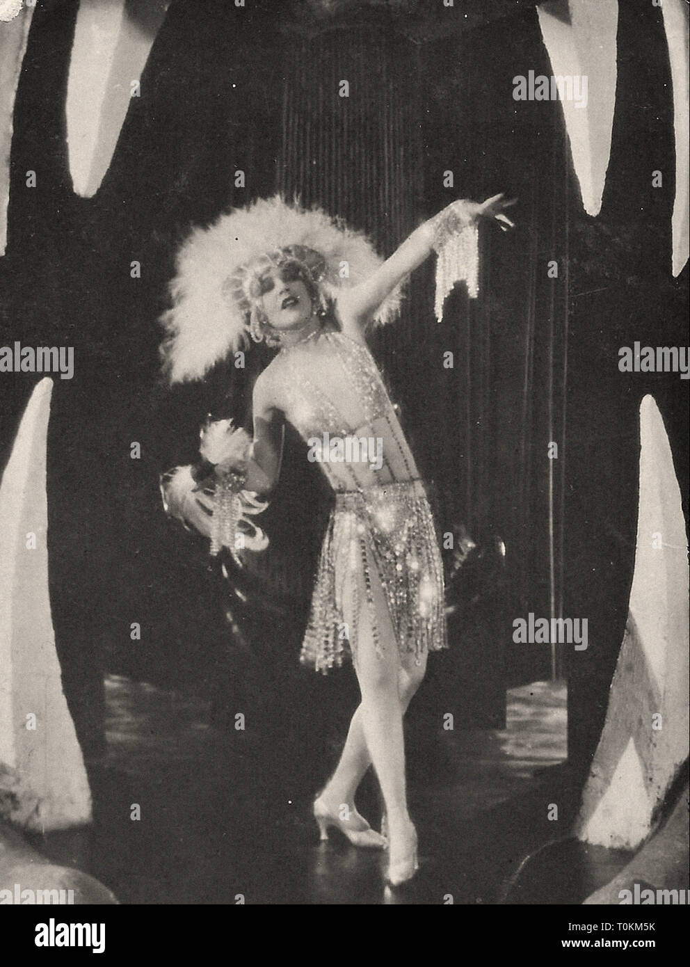 Portrait of Mae Murray in the Masked Bride - Silent movie era Stock ...