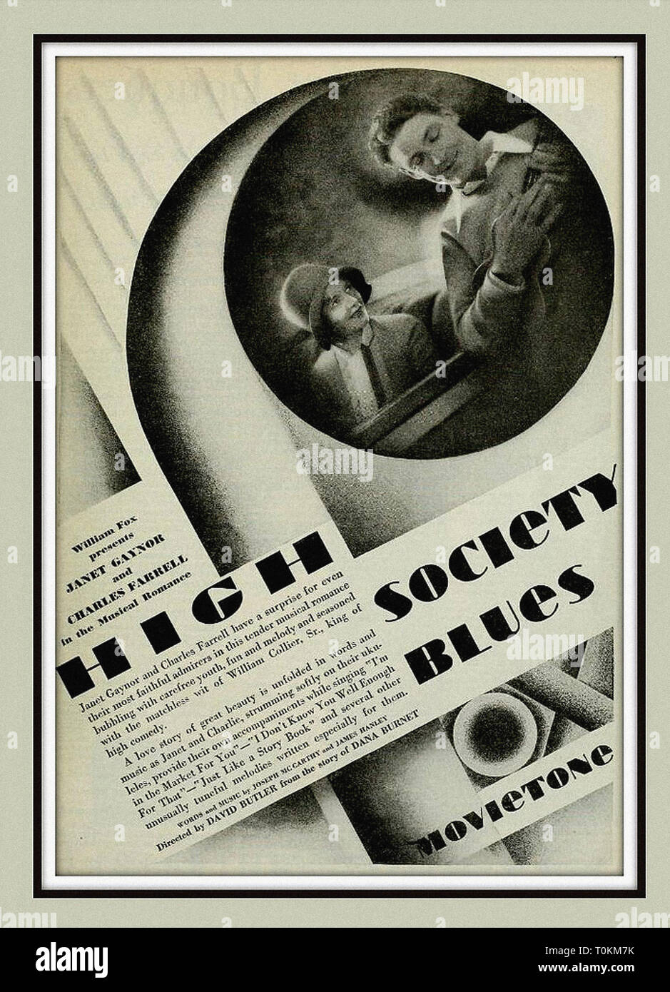 Janet Gaynor in the film 'High Society Blues' - Photoplay March 1930 ...