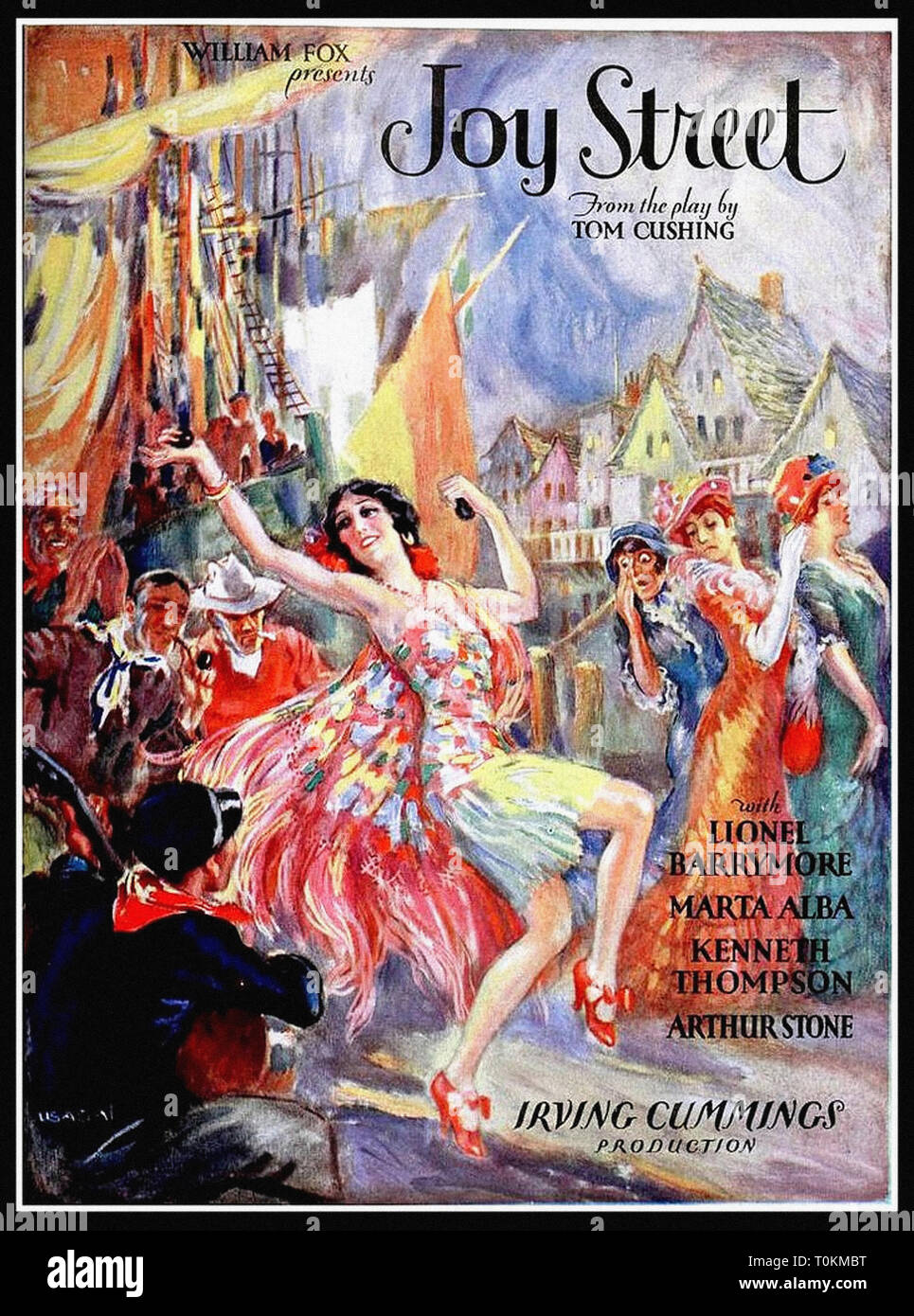 Joy Street 1928 - Vintage pre-code silent movie poster Stock Photo - Alamy