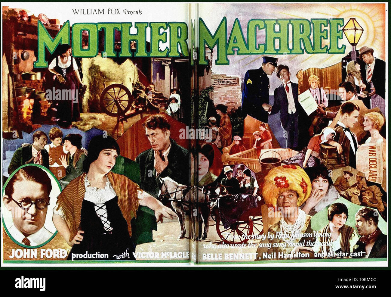 Mother Machree 1928 - Vintage pre-code silent movie poster Stock Photo ...