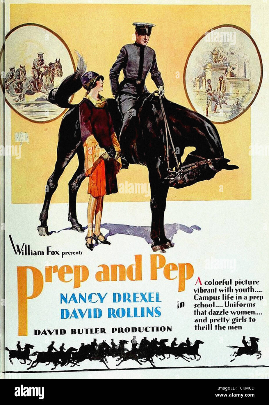 Prep and Pep 1928 - Vintage pre-code silent movie poster Stock Photo ...