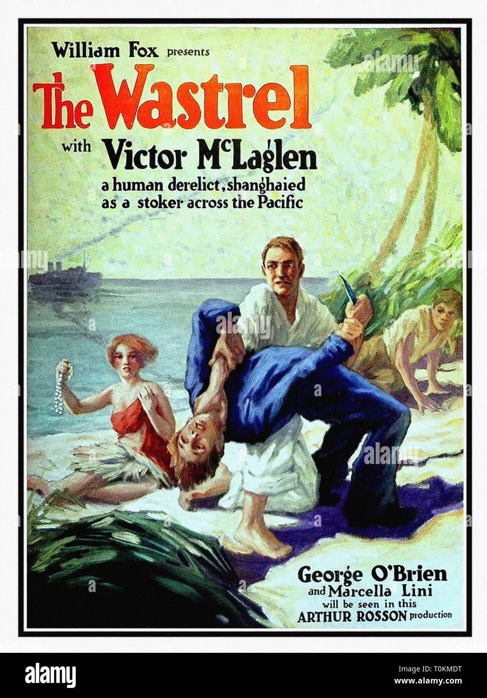 The Wastrel 1928 - Vintage pre-code silent movie poster Stock Photo - Alamy