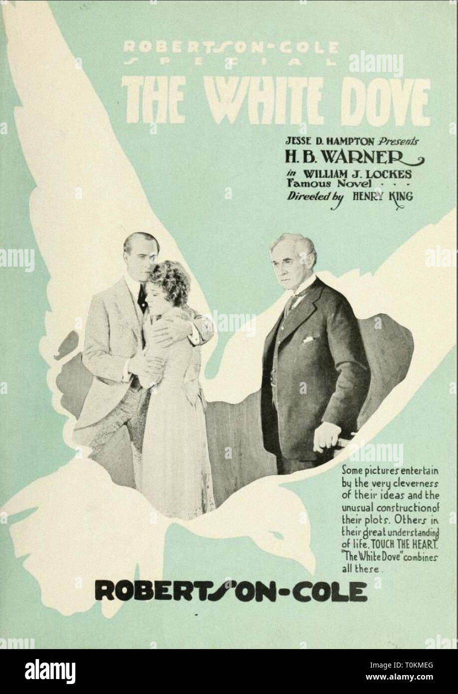 The White Dove Starring H B Warner 1920 Vintage Pre Code Silent