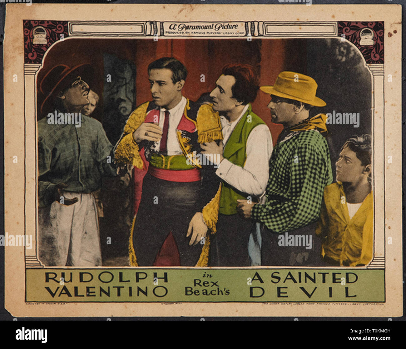 A sainted devil - Vintage pre-code silent movie poster Stock Photo - Alamy