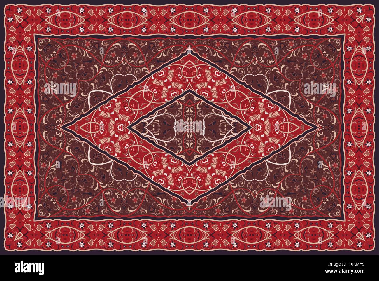 Persian pattern Stock Vector Images - Alamy