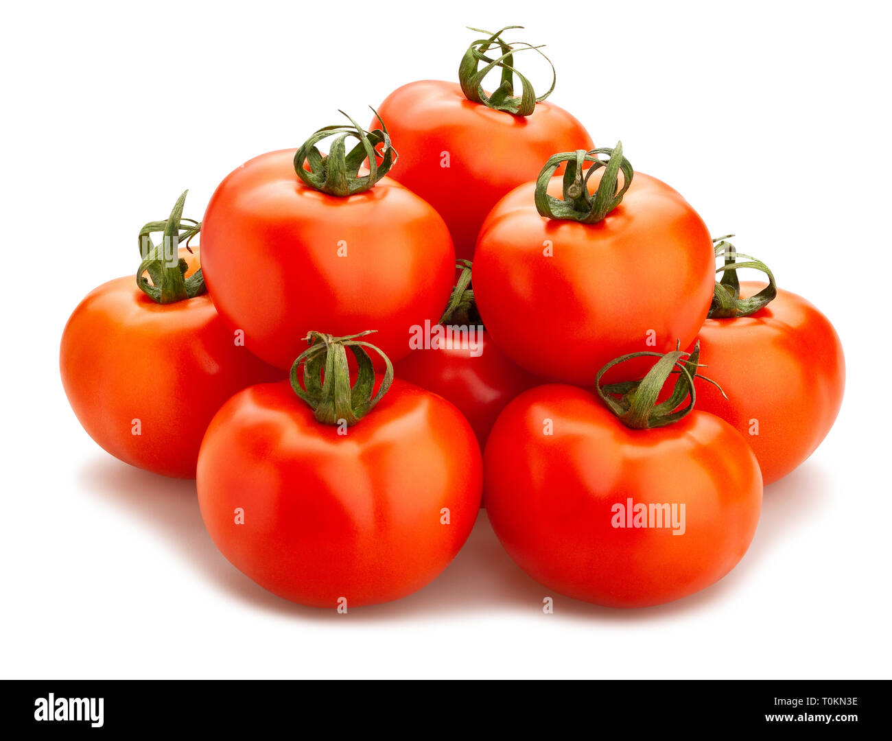tomatoes path isolated Stock Photo - Alamy