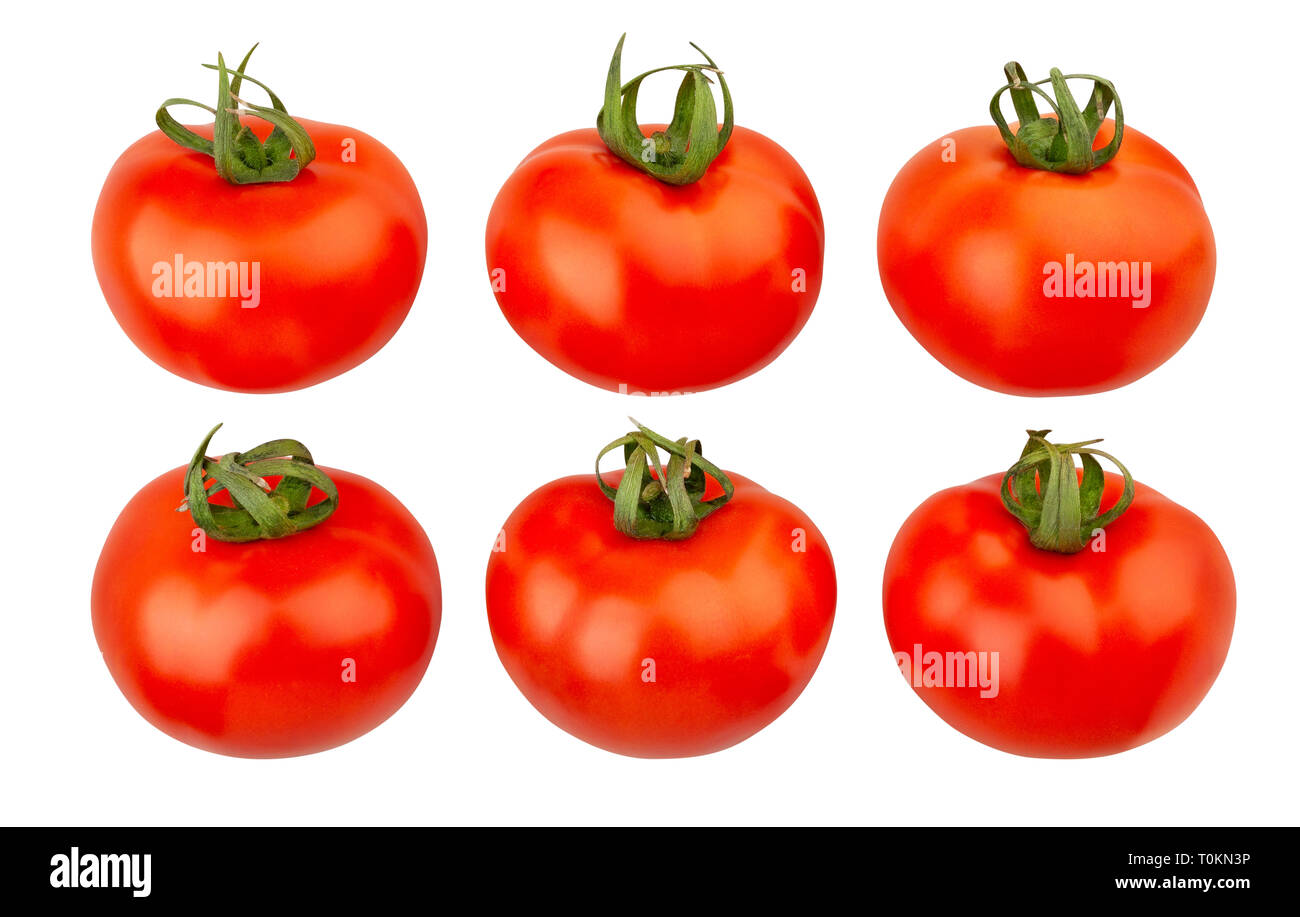 tomatoes path isolated Stock Photo - Alamy