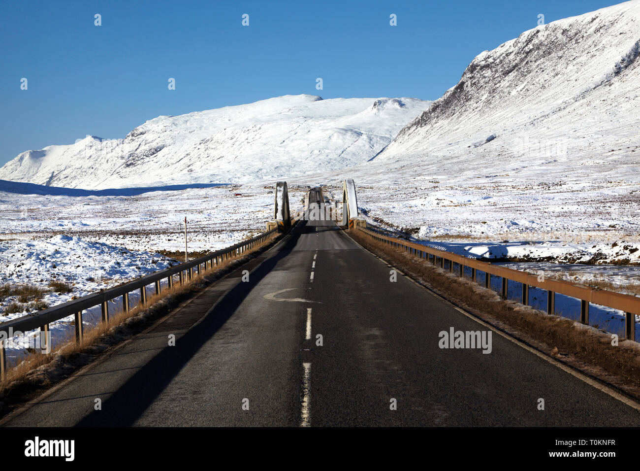 A82 Road through Rannoch Moor, Scotland, Britain Stock Photo - Alamy
