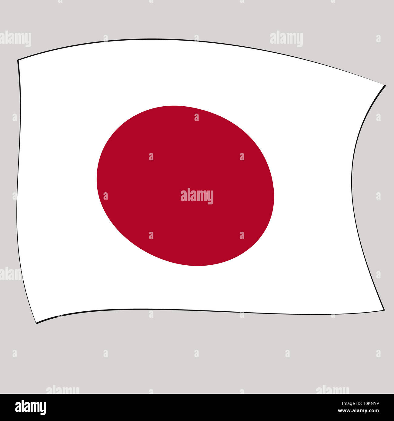 Happy Japan day background. Bright background with flag of Japan ...