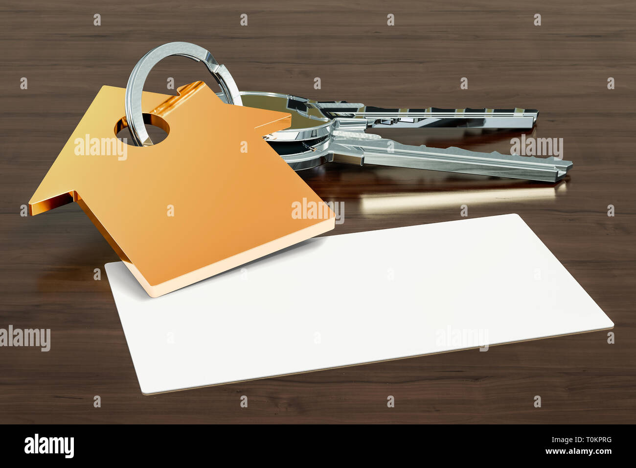 Blank business card for real estate agent, broker or realtor on the ...