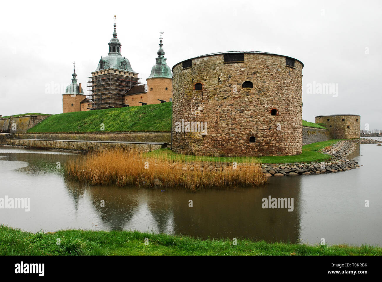 Kalmar Slott (Kalmar Castle) built in XII century and rebuilt in XVI ...