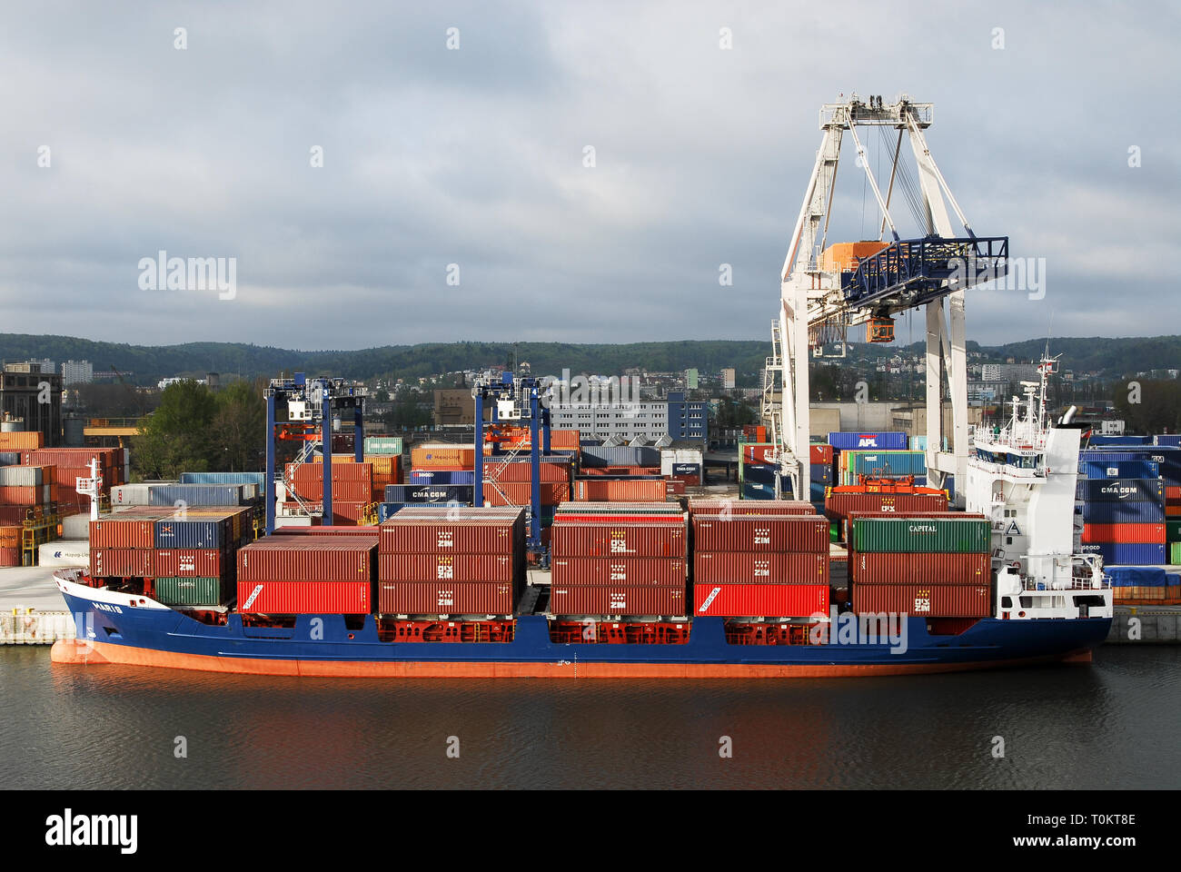 Baltic container terminal in gdynia hi-res stock photography and images ...