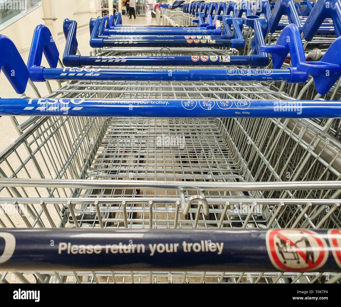 Shopping trolley uk morrisons hi-res stock photography and images - Alamy
