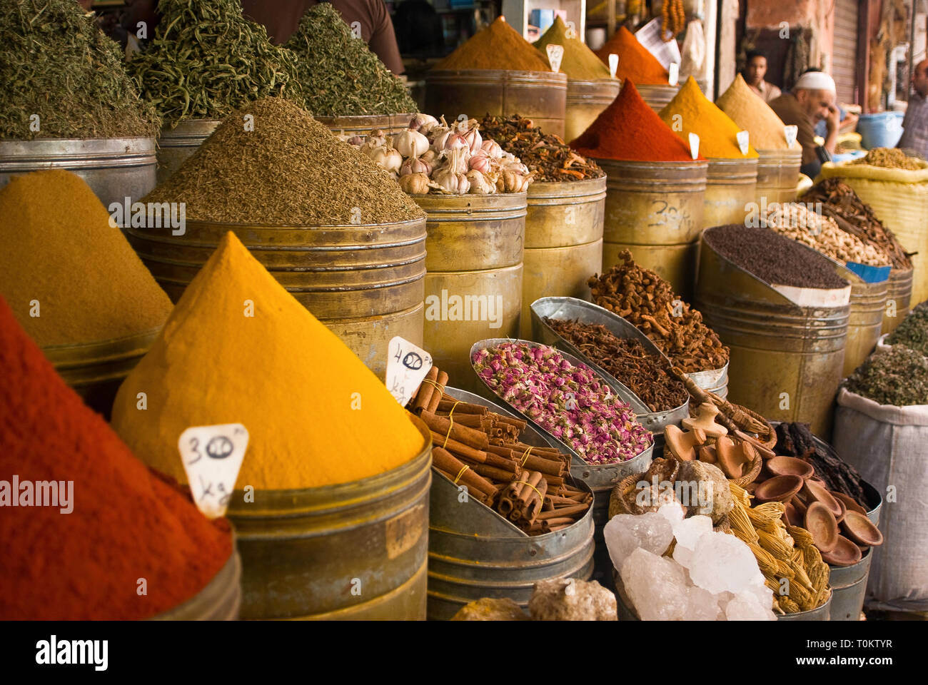 Spices, Marrakesh, Morocco Stock Photo - Alamy