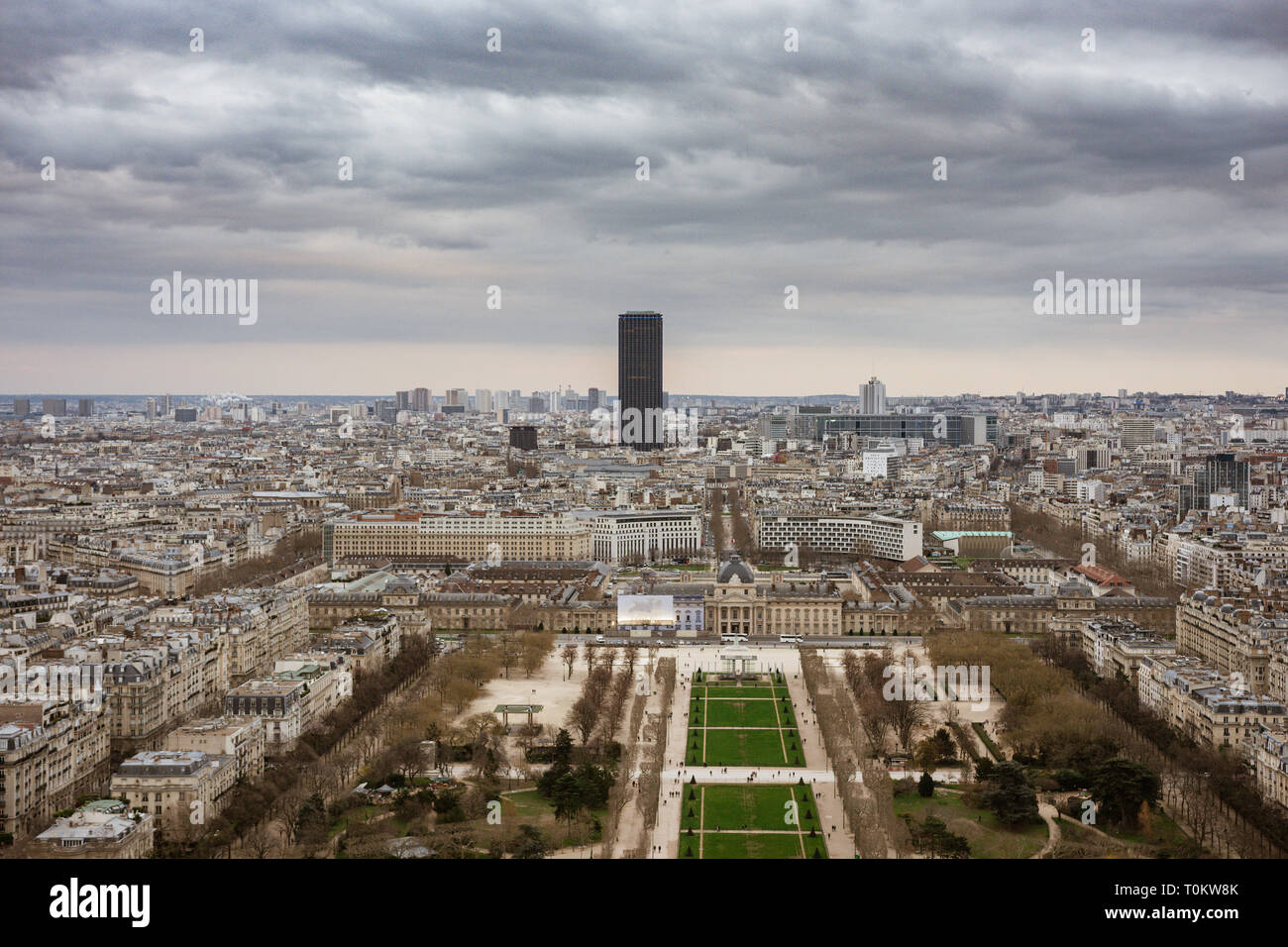 Aerial panoramic view of Paris city, France Stock Photo - Alamy
