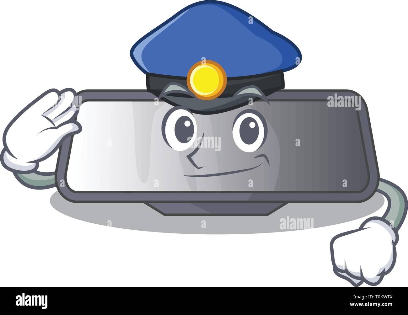 Police looking through window Stock Vector Images - Alamy