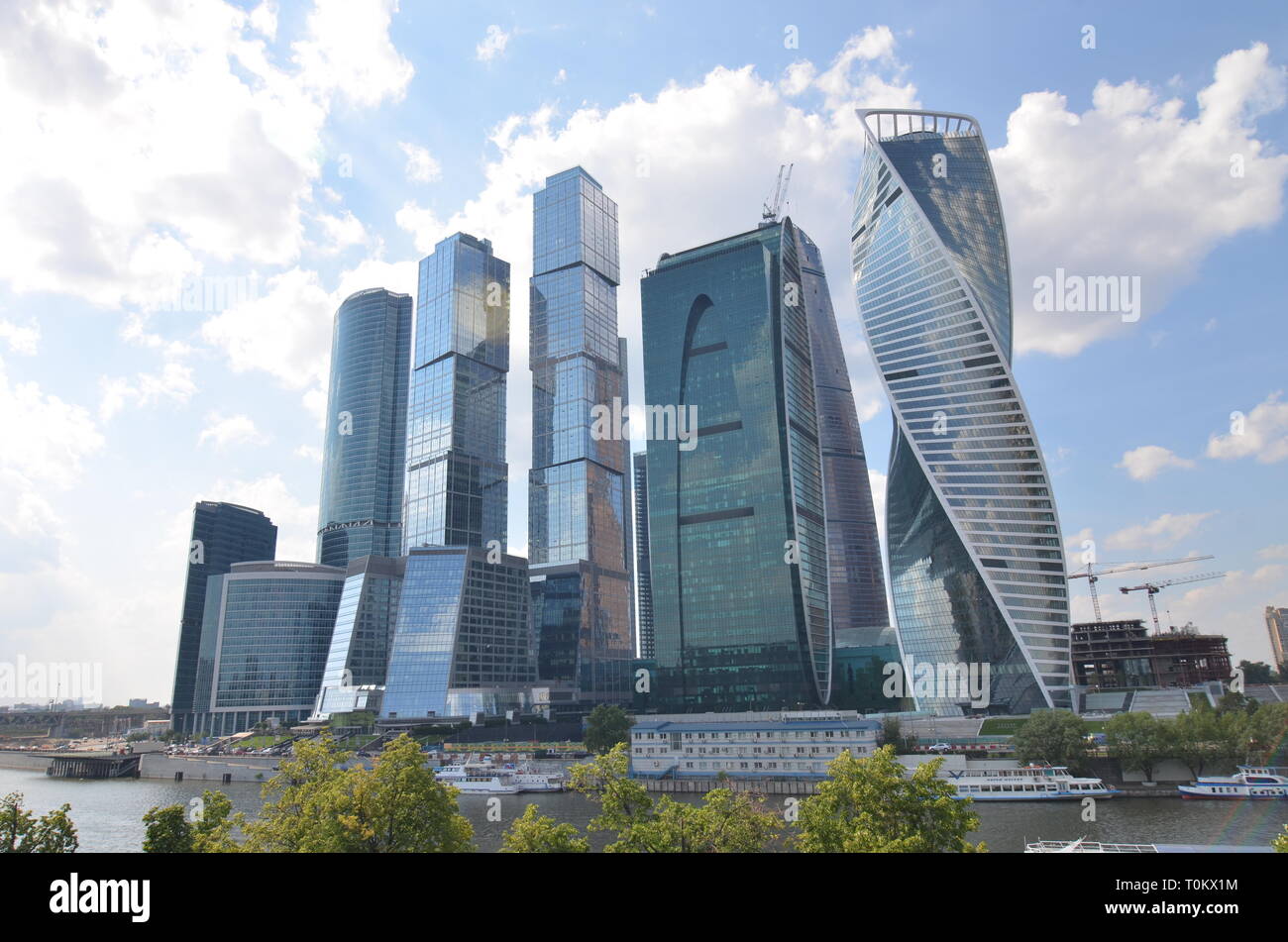 Moscow International Business Center, Russia Stock Photo - Alamy