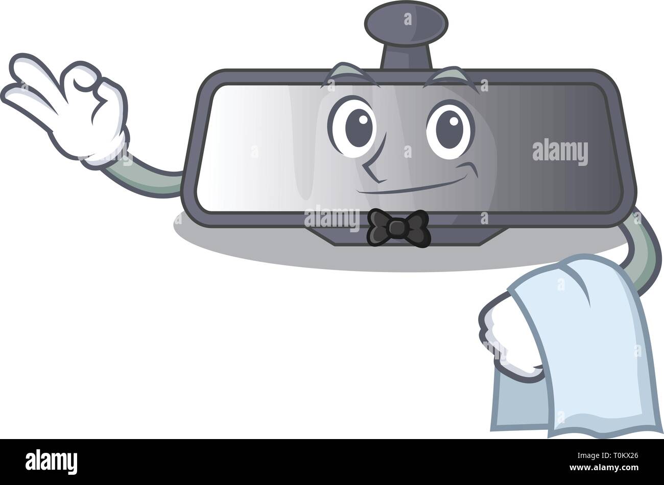 Reflection in rear view Stock Vector Images - Alamy