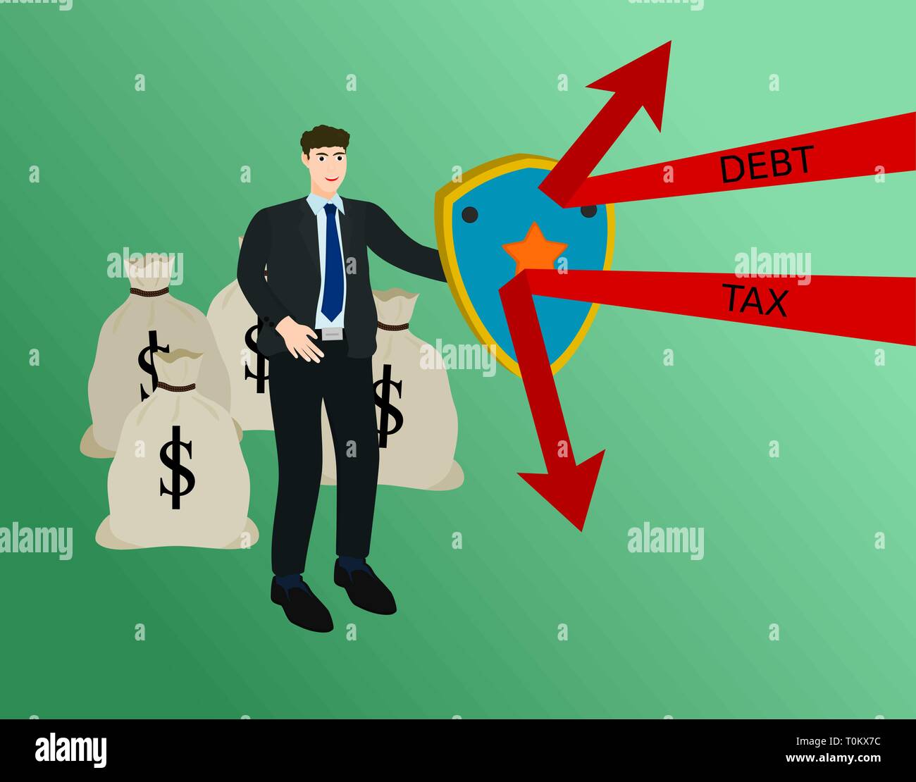 Success concept arrow from Stock Vector Images - Alamy
