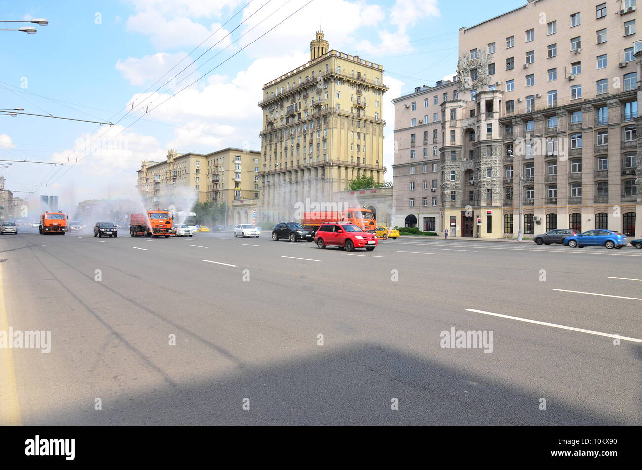 Moscow street view, Russia Stock Photo - Alamy