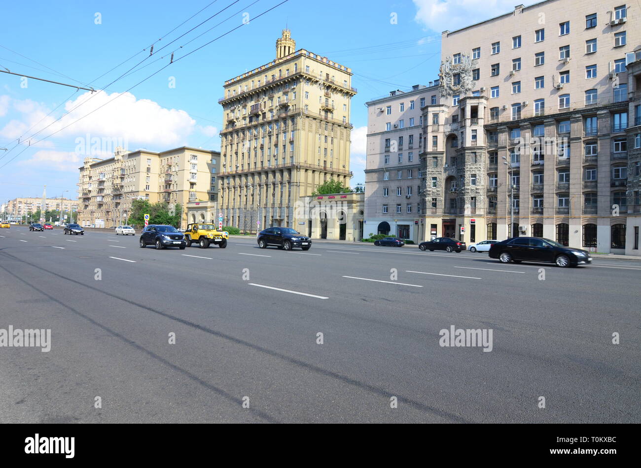 Moscow street view, Russia Stock Photo - Alamy