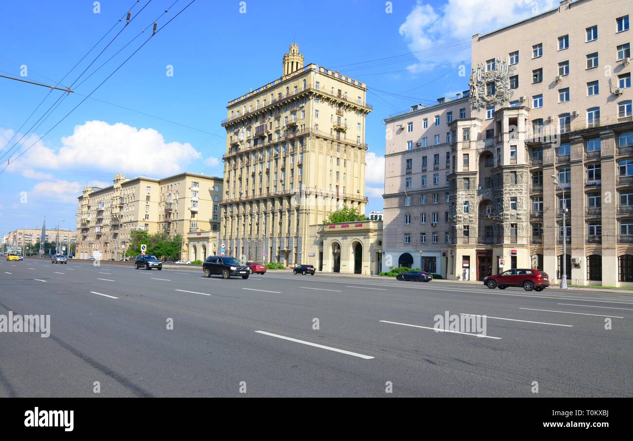 Moscow street view, Russia Stock Photo - Alamy