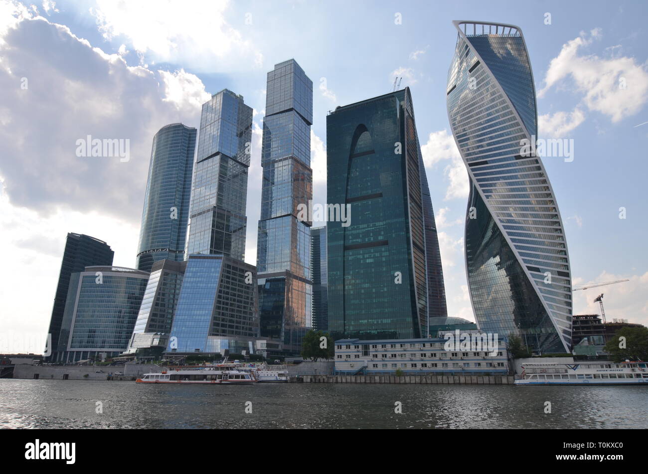 Moscow International Business Center, Russia Stock Photo - Alamy