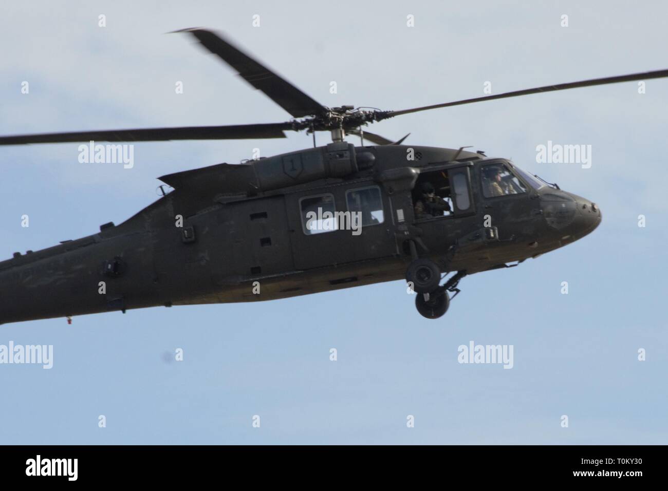 A U.S. Army Apache helicopter assigned to the 601st Aviation Support ...