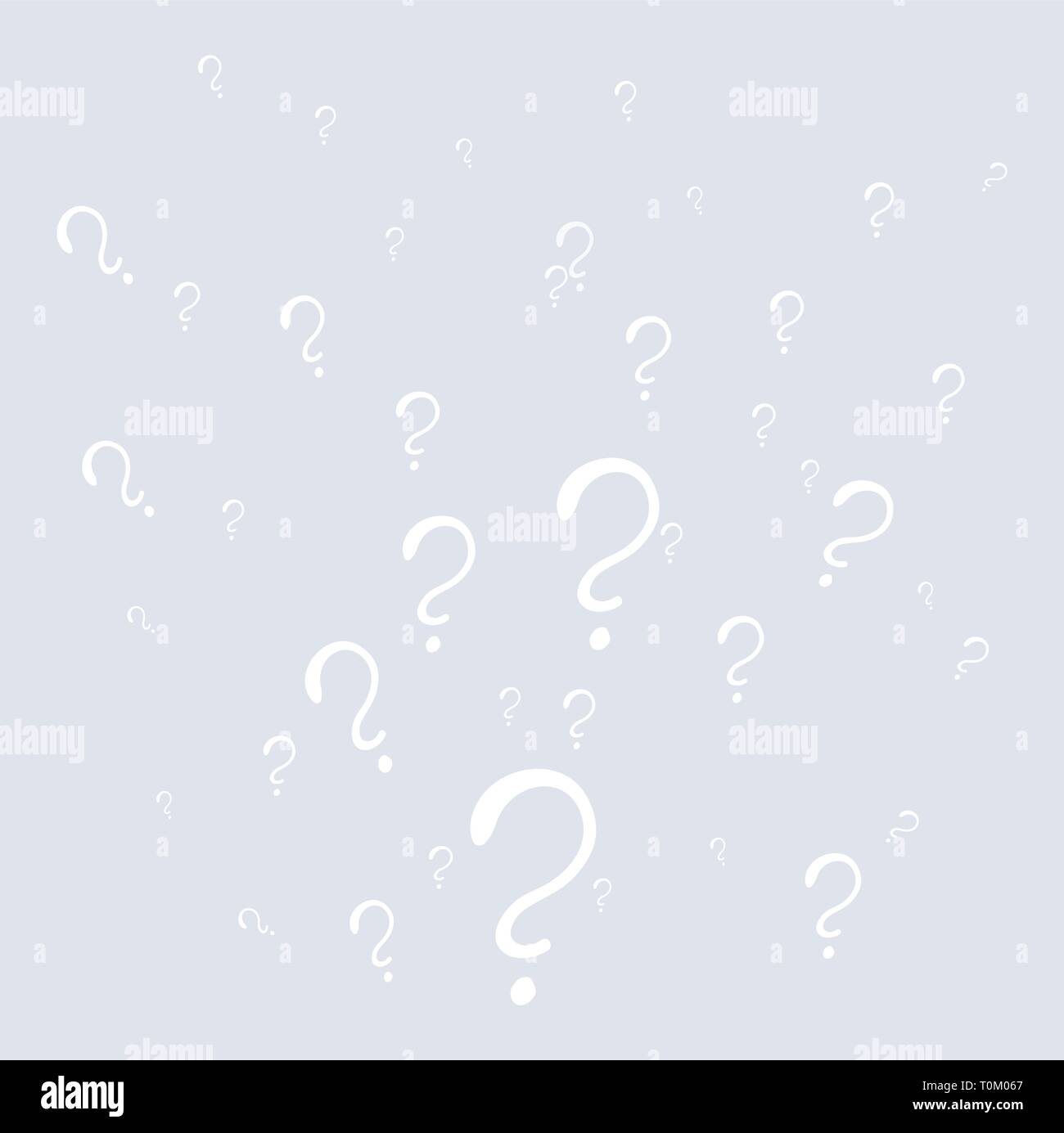 Question signs colorful vector illustration, problem and priority ...