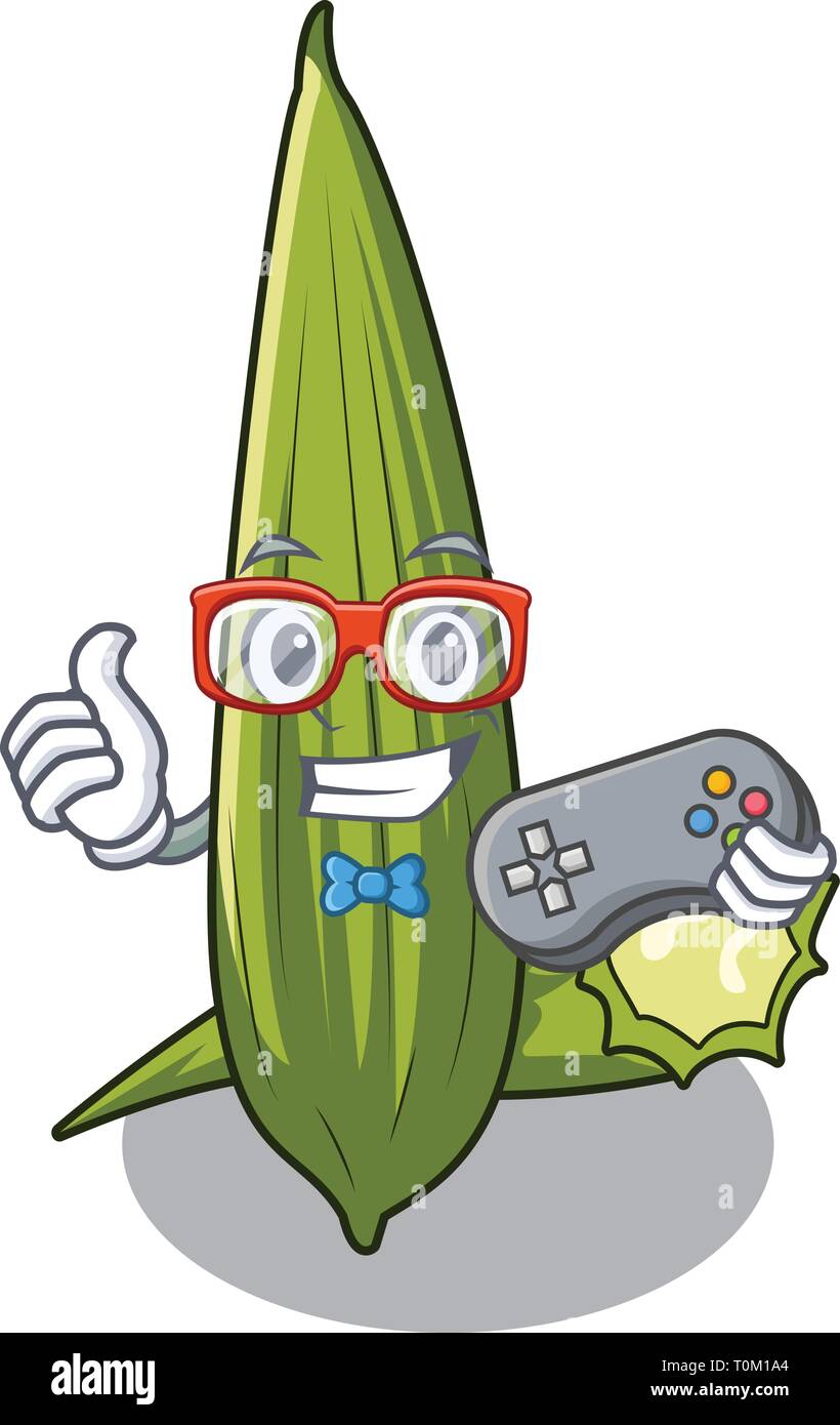 Gamer luffa in the a cartoon shape Stock Vector Image & Art - Alamy