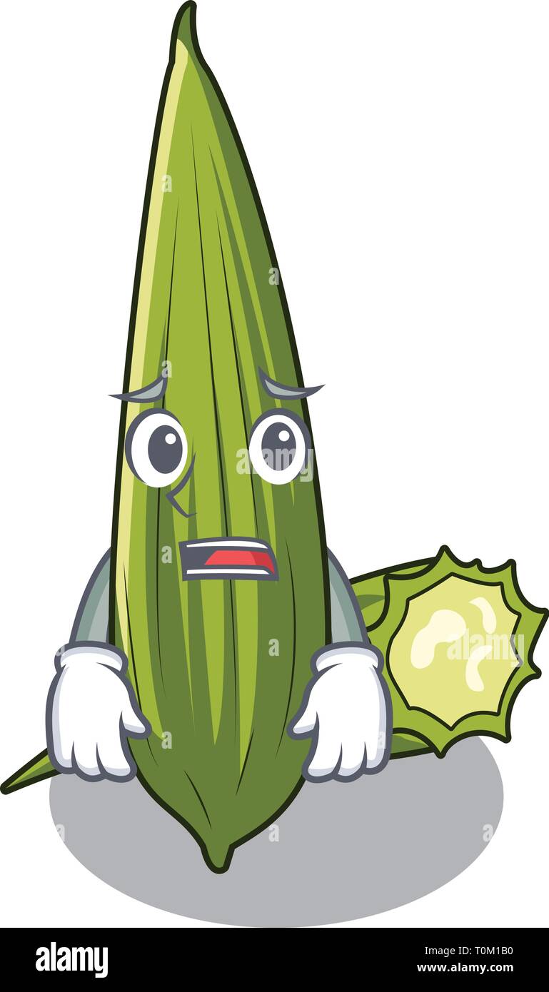Afraid luffa in the a cartoon shape Stock Vector Image & Art - Alamy