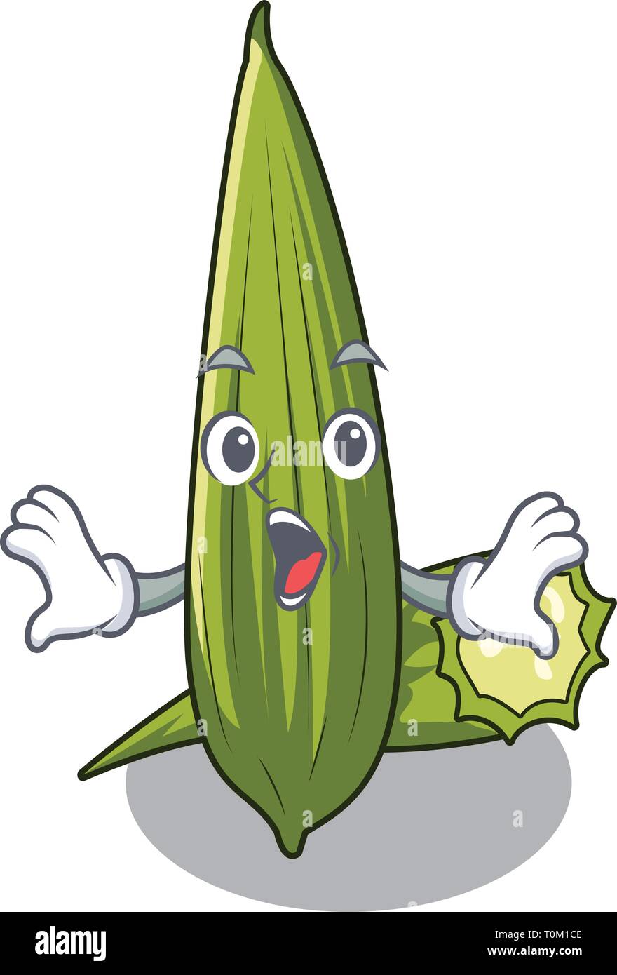 Surprised luffa in the a cartoon shape Stock Vector Image & Art - Alamy