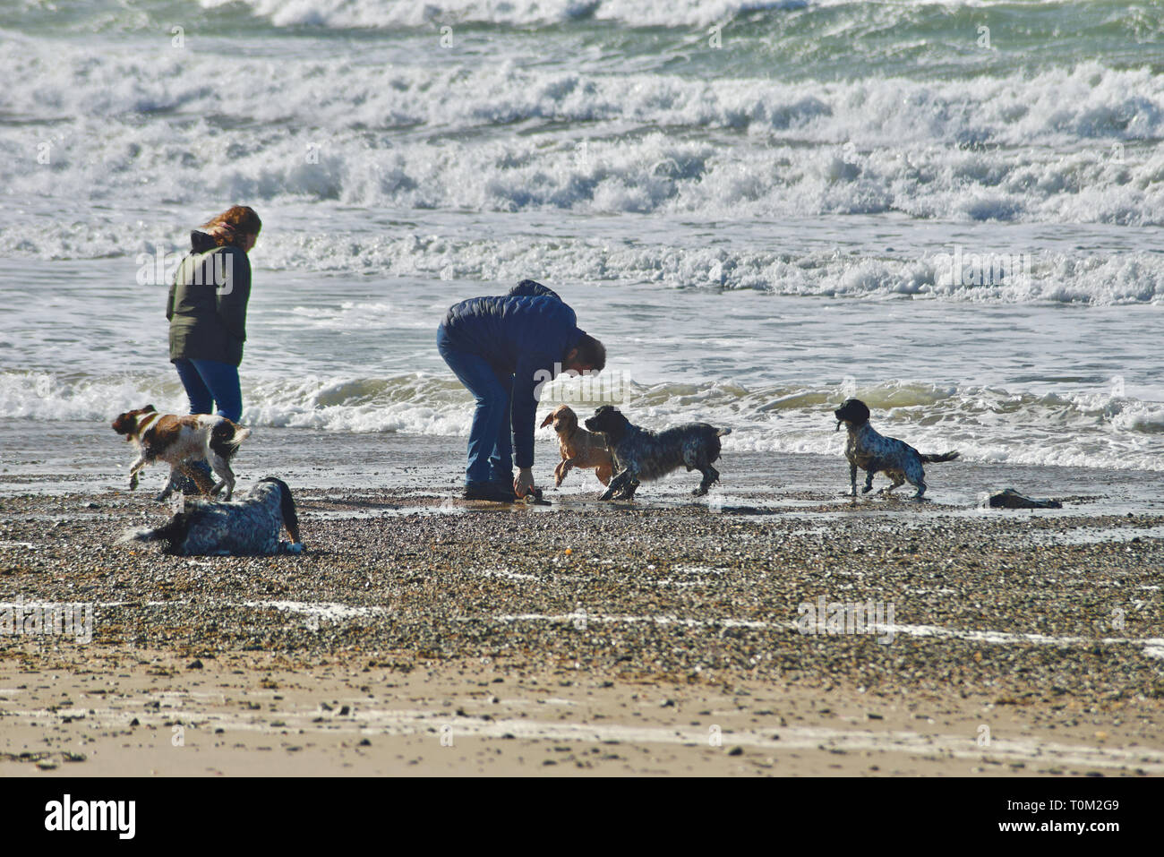 Traeth cymyran beach wales hi-res stock photography and images - Alamy